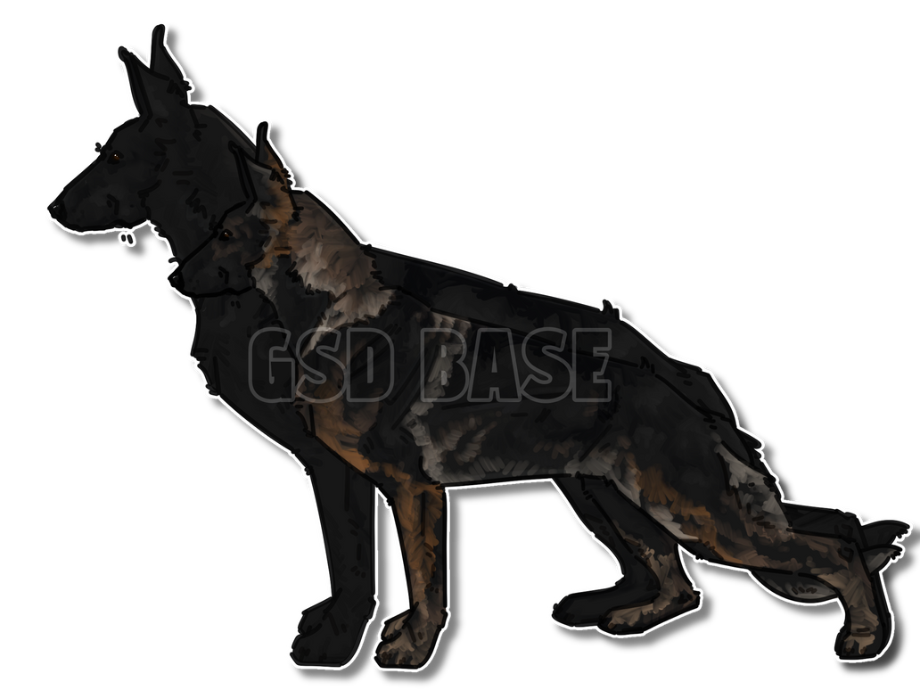 P2U German Shepherd Base by CerberusLairKennels on DeviantArt