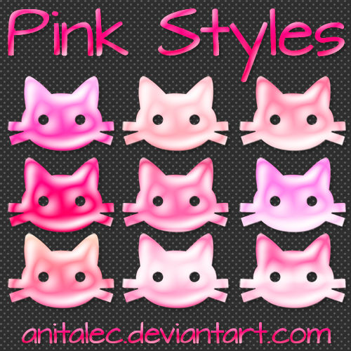 Pink styles by AnitaLec on DeviantArt