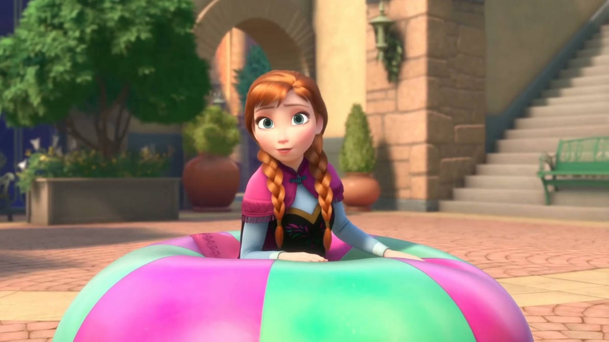 Anna (Frozen) with Beach Ball AI video (13) by delta-28 on DeviantArt
