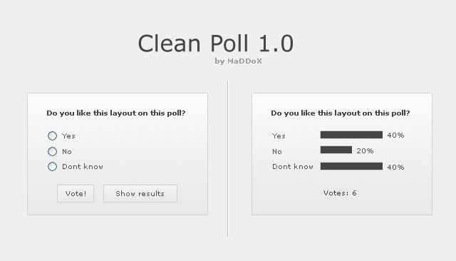 Clean Poll 1.0 by MaDDoXz on DeviantArt