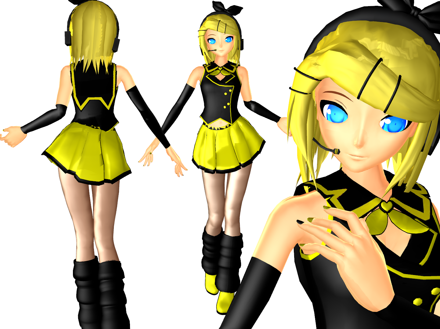 MMD Punk Popstar Rin DL by Verkania on DeviantArt