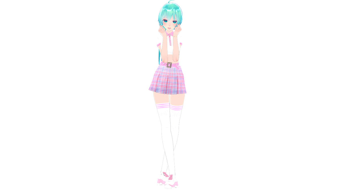 [MMD] Pretty Pink Miku [Model DL] by MaxutkaMaximus on DeviantArt