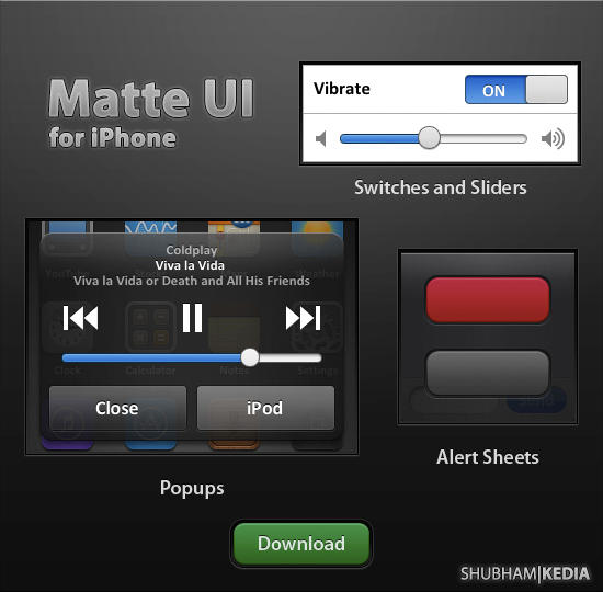 Matte iPhone UI v1.1 by kediashubham on DeviantArt