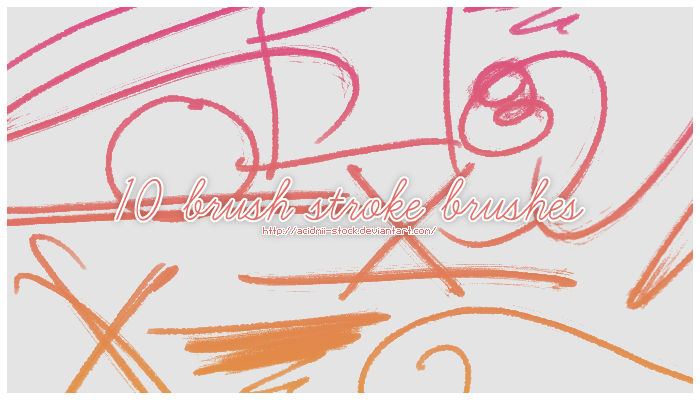10 Brush Stroke Brushes by acidmii-stock on DeviantArt