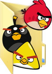 Angry Birds Folder by JelloJiji on DeviantArt