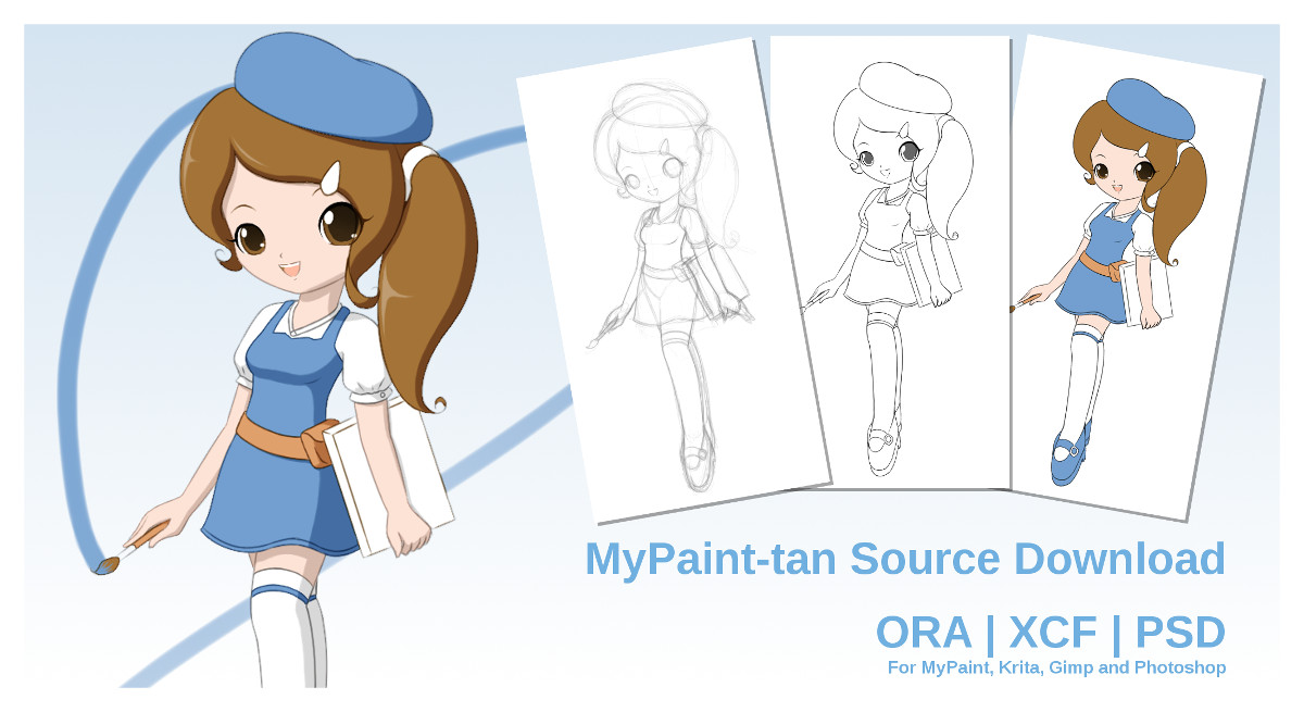 MyPaint-tan (Source Download) by Jdan-S on DeviantArt
