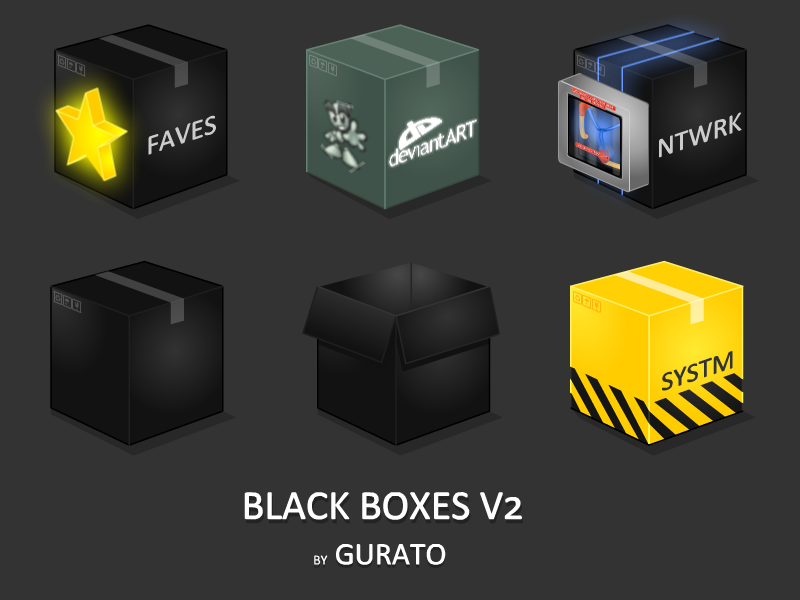Black Boxes V2 by Gurato on DeviantArt