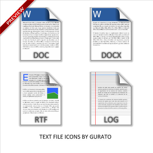 Text File Icons by Gurato on DeviantArt