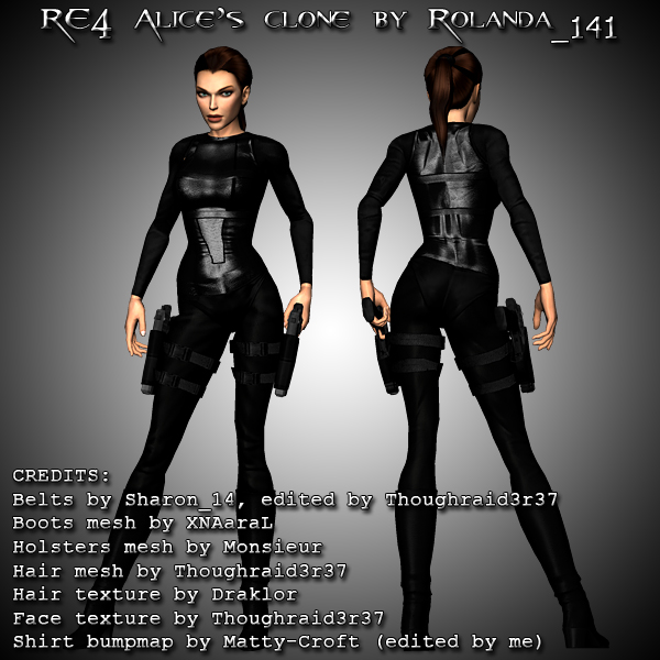 RE4 Alice's clone mod by HailSatana on DeviantArt