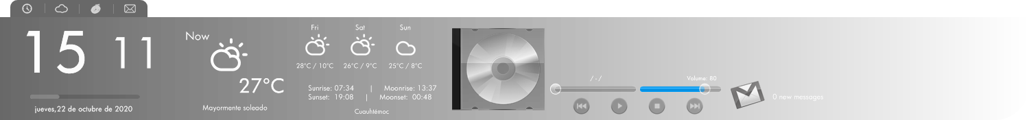 Taskbar Widget by EduardoBananero1989 on DeviantArt