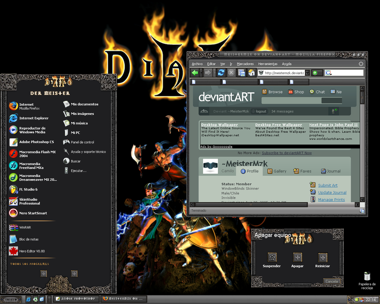 Diablo II para WindowBlinds by MeisterMzk on DeviantArt