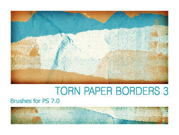Torn Paper Borders 3 PS 7.0 by Pfefferminzchen on DeviantArt