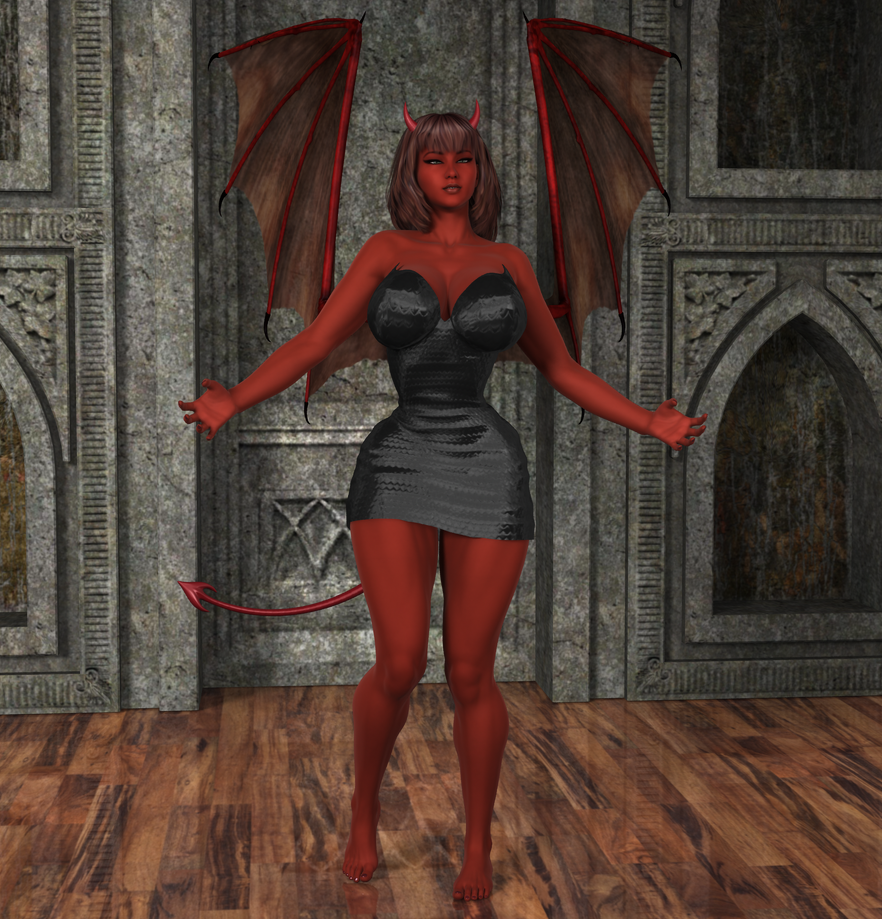 Devilish Vivian by jaycrimson3d on DeviantArt