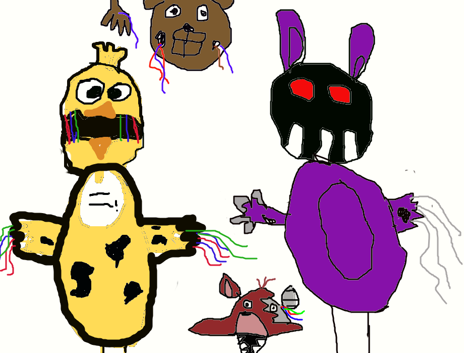 The Withered Animatronics by NikTheRabbit on DeviantArt