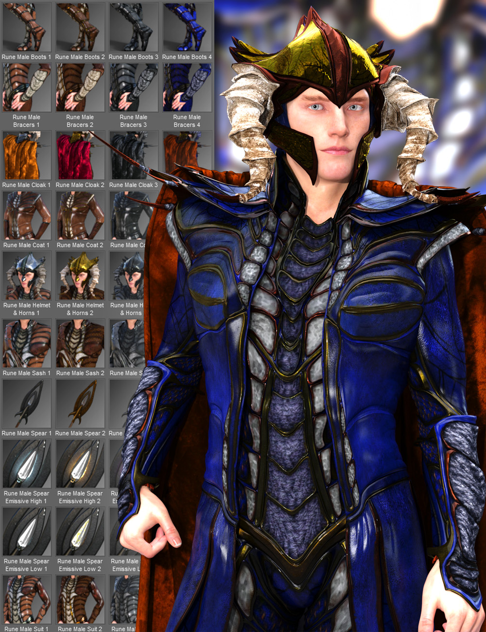 Rune Male Outfit Freebie by Aarki on DeviantArt