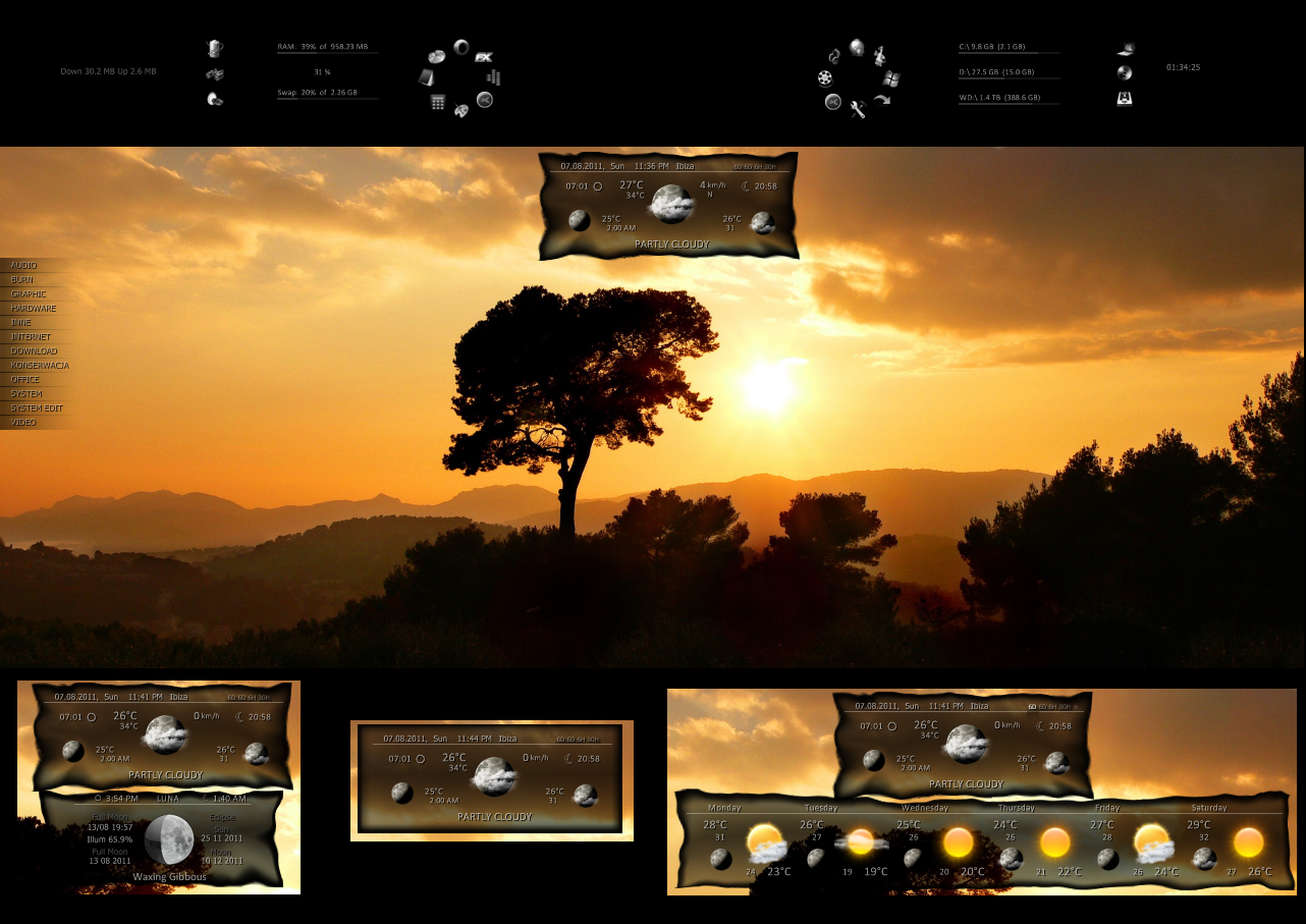 Rainmeter Weather Station by fabularasa on DeviantArt