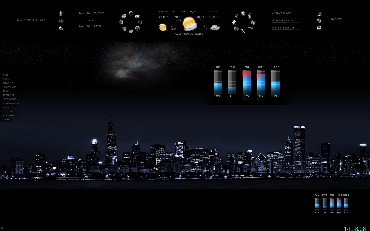 Rainmeter BarMonitor by fabularasa on DeviantArt