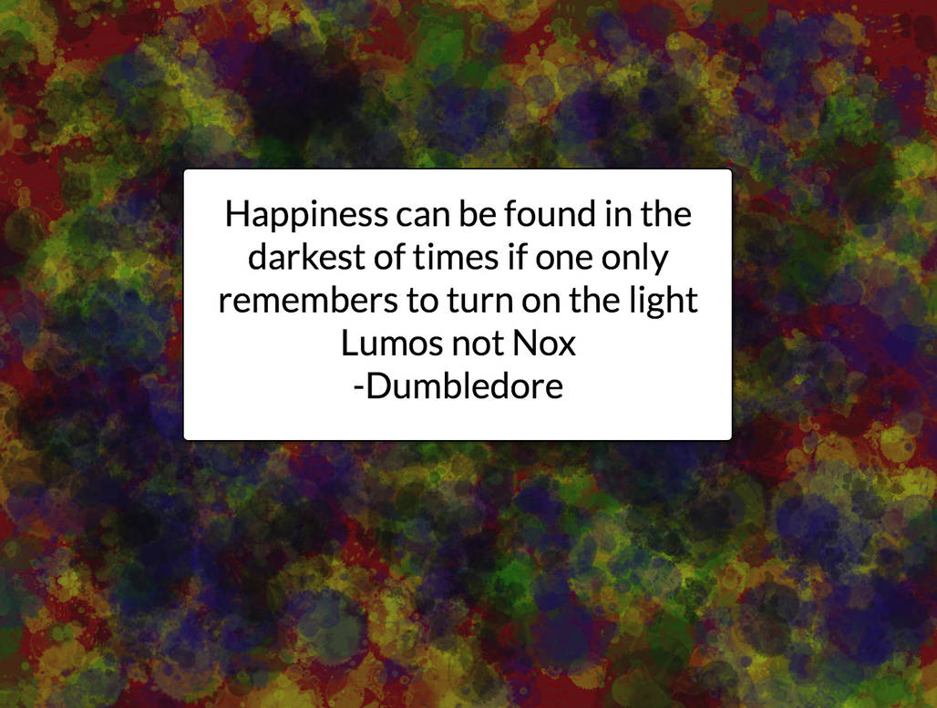 Dumbledore Quote by harrypottermaster on DeviantArt