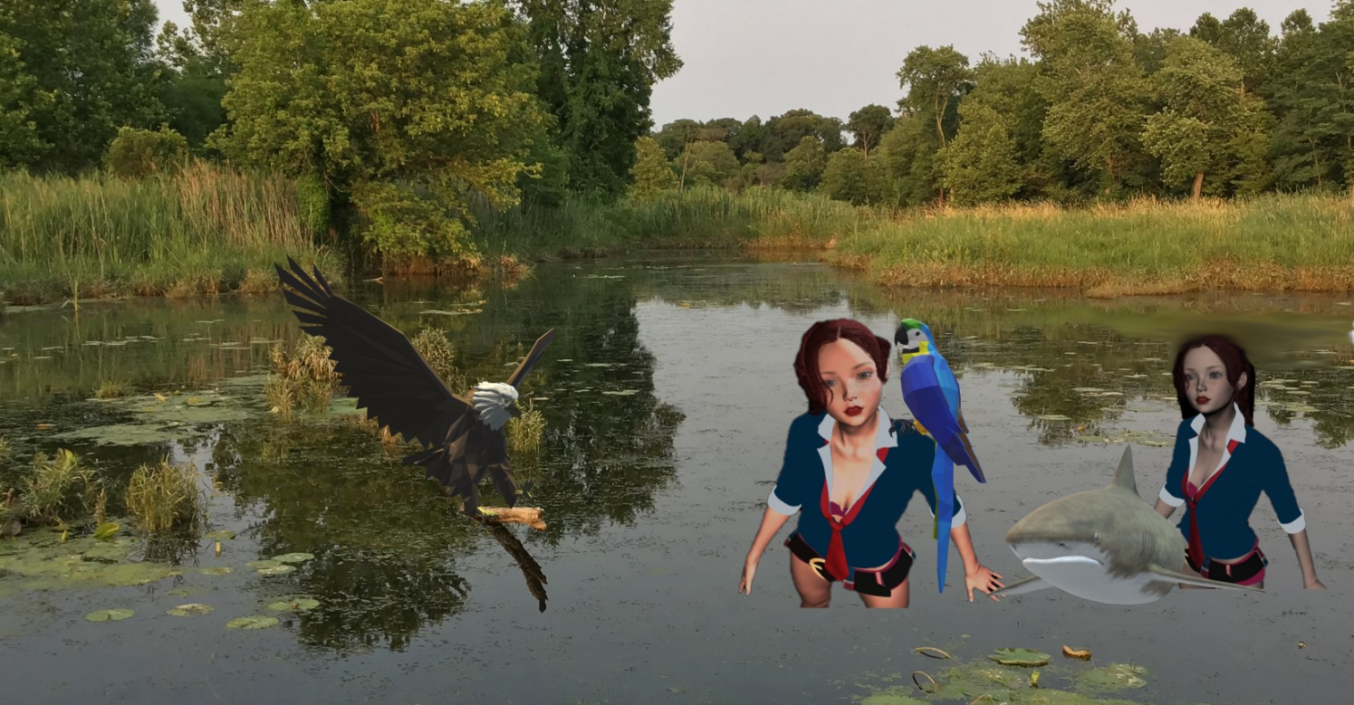 girls and stuff in water Drawing by holman123 on DeviantArt