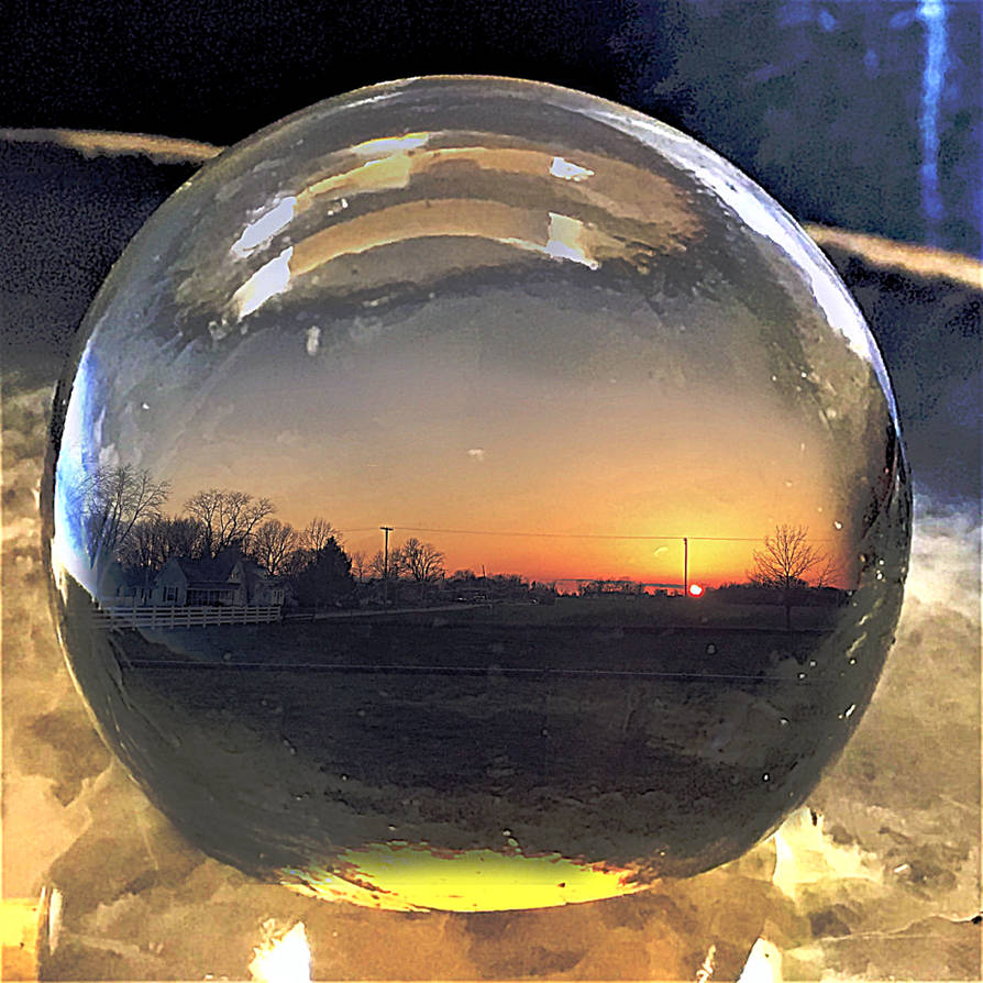 sunset\glassball-1121 by holman123 on DeviantArt