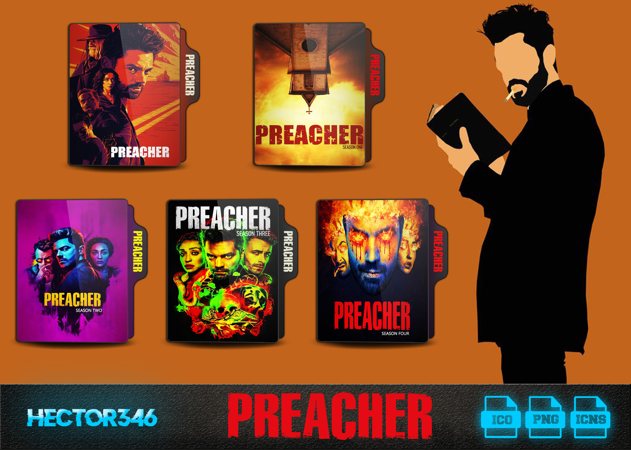 Preacher folder icon pack by hector346 by Hector346 on DeviantArt