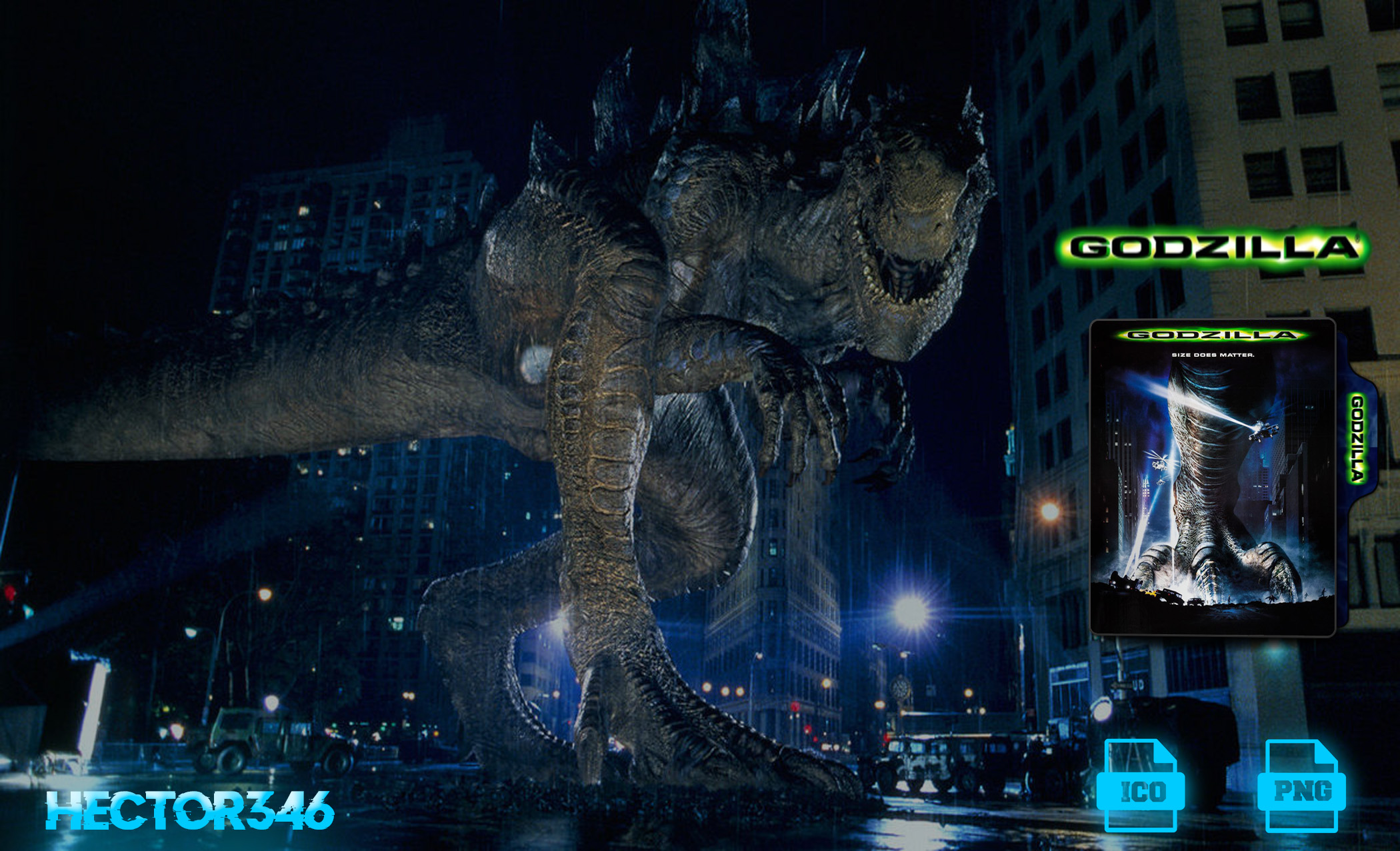 Godzilla (1998) Folder Icon by Hector346 on DeviantArt