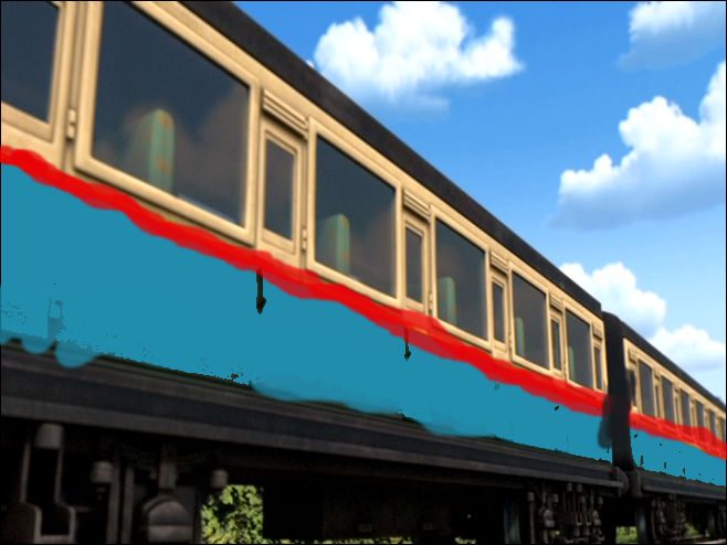 blue ExpressCoaches by thomasthetankboi on DeviantArt