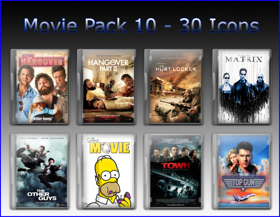 Movie Pack 10 - 30 Icons by jake2456 on DeviantArt