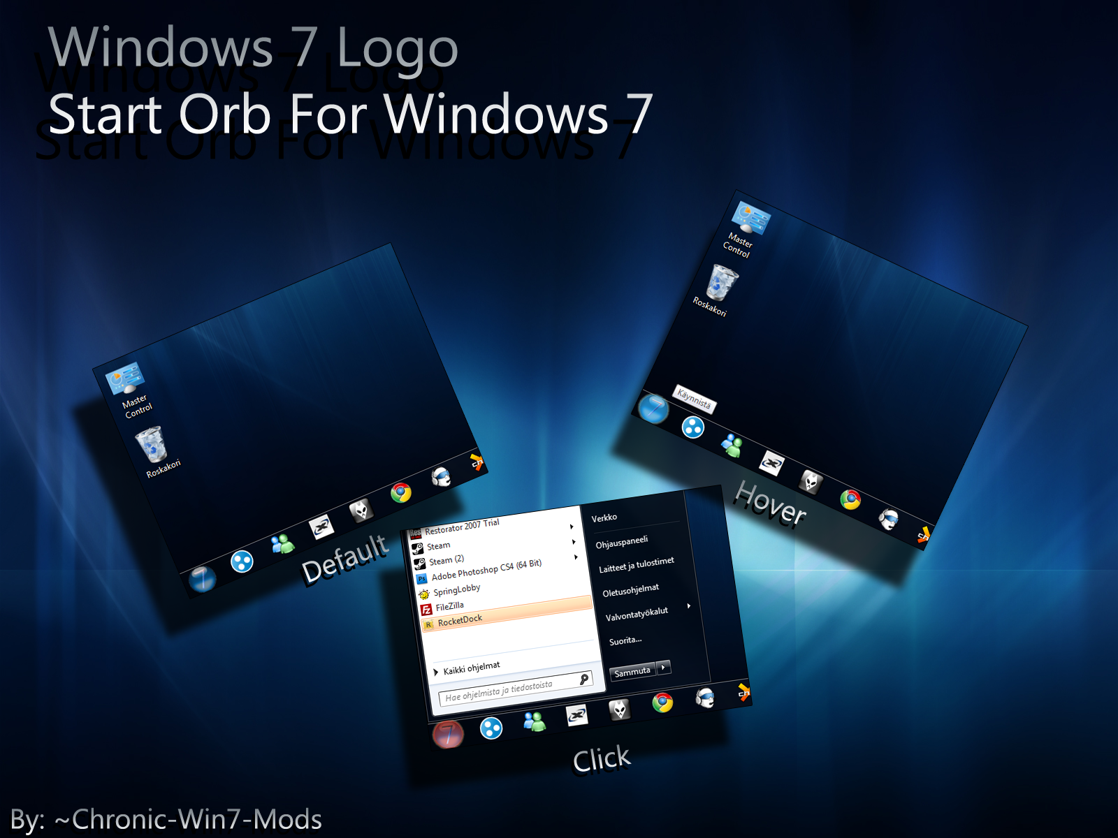 Windows 7 Logo Start Orb by Chronic-Win7-Mods on DeviantArt