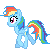 Rainbow Dash Icon- Free to use by Mythical-Pixel on DeviantArt