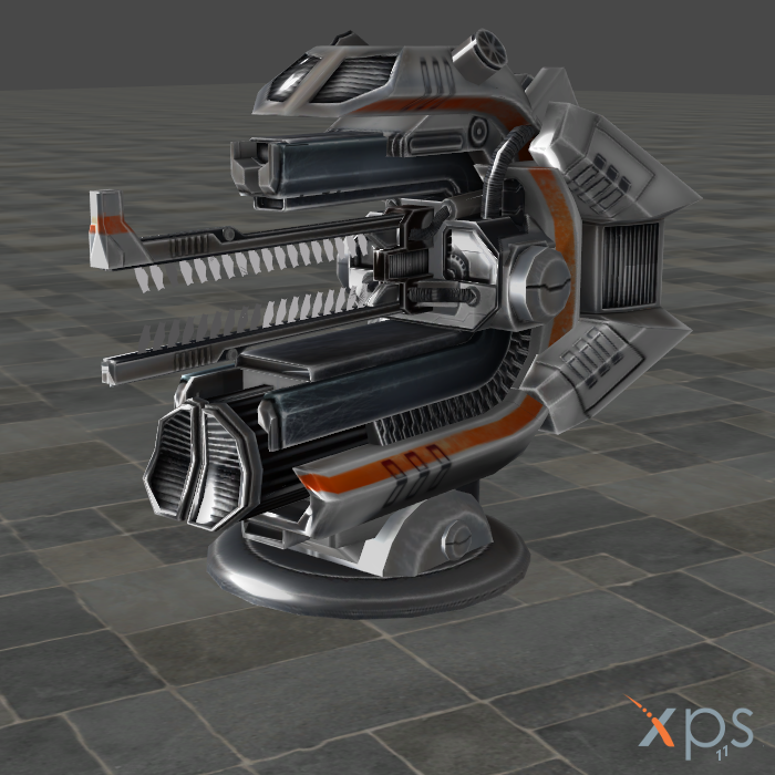 Sanctum 2 Focus level 3 turret for XPS by SaltPowered on DeviantArt
