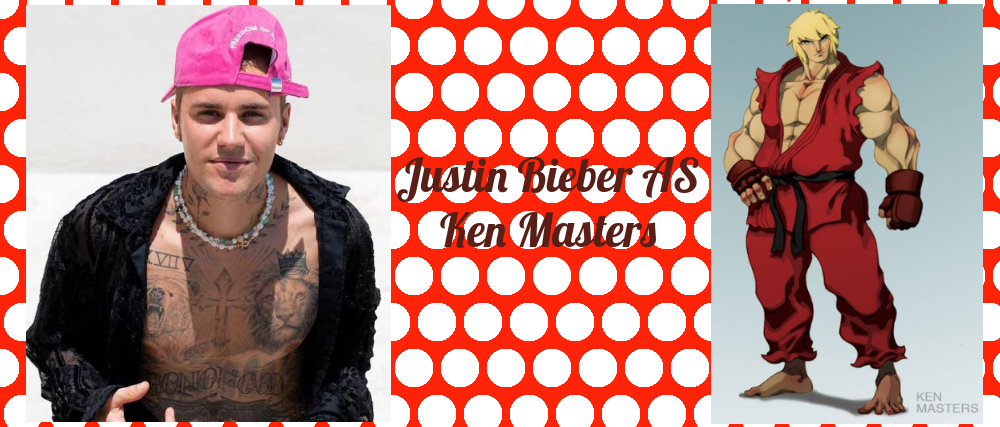 Justin Bieber As Ken Masters by darkjohnnytast on DeviantArt