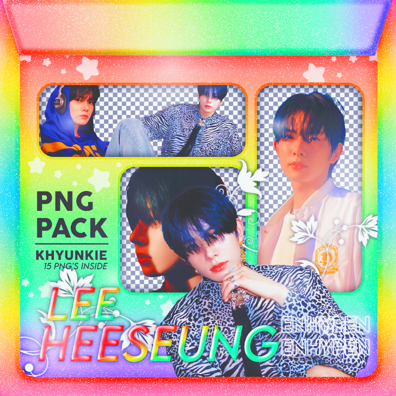 [#11] ENHYPEN - LEE HEESEUNG (PNG PACK) by khyunkie on DeviantArt