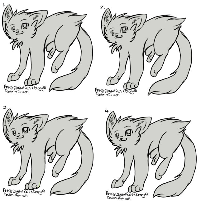 FREE to use cat lineart by Prince-Lionel on DeviantArt