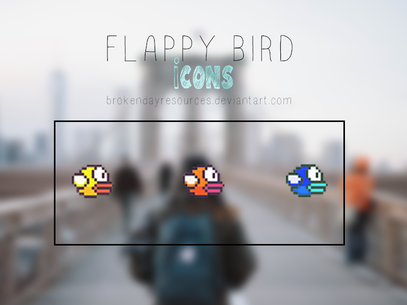 +FlappyBird Icons by brokendayResources on DeviantArt