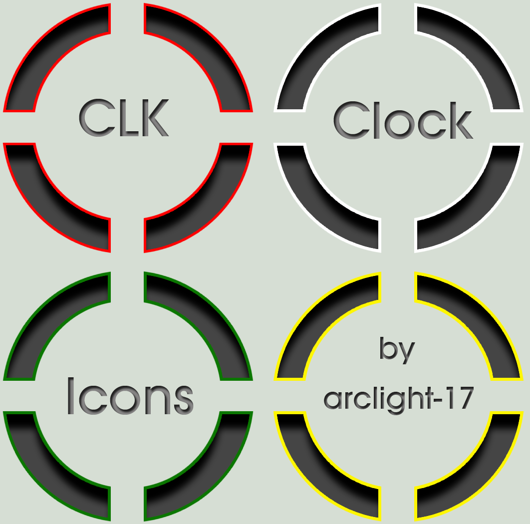 CLK Clock Icons by Arclight-17 on DeviantArt
