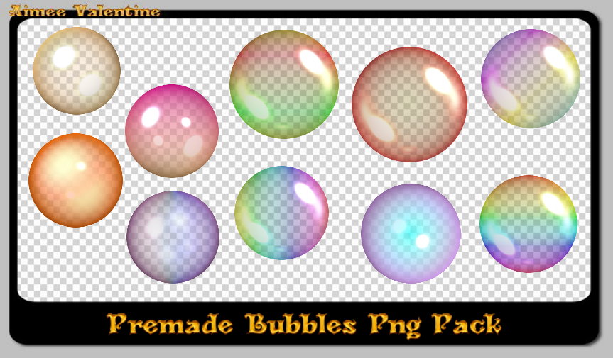 Premade Pack Of Png Bubbles by LadyValsArt1983 on DeviantArt