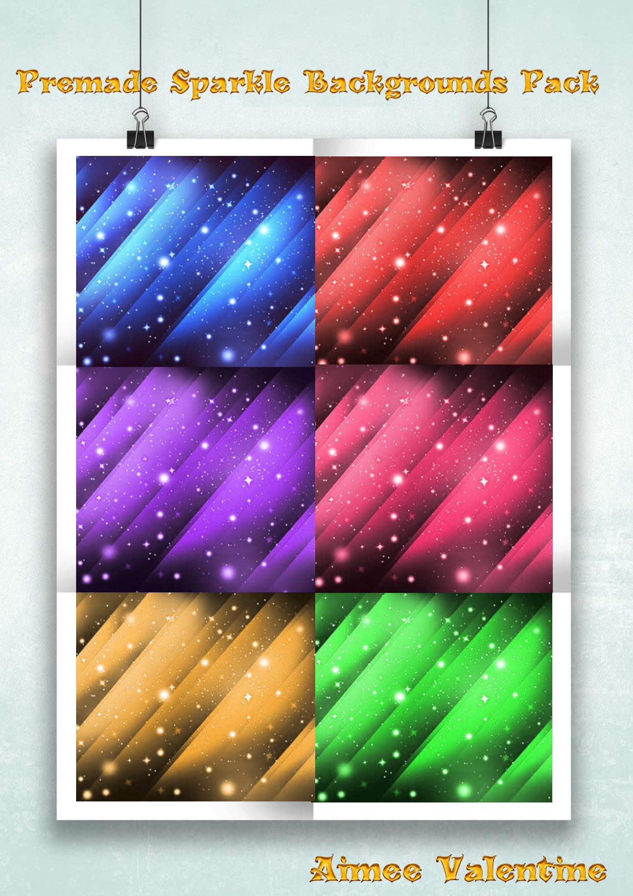 Premade Sparkle Backgrounds Pack by LadyValsArt1983 on DeviantArt