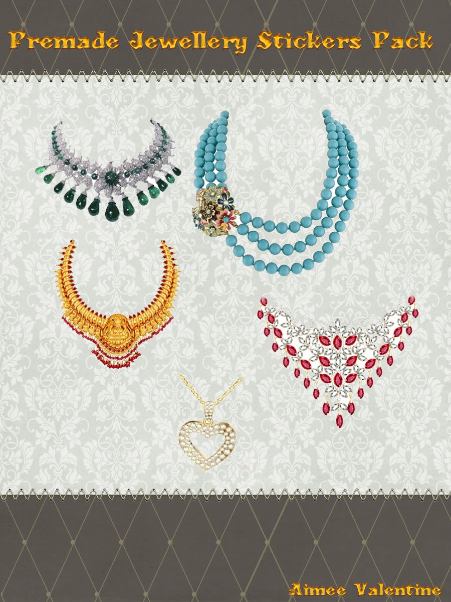 Premade Jewellery Stickers Pack by LadyValsArt1983 on DeviantArt