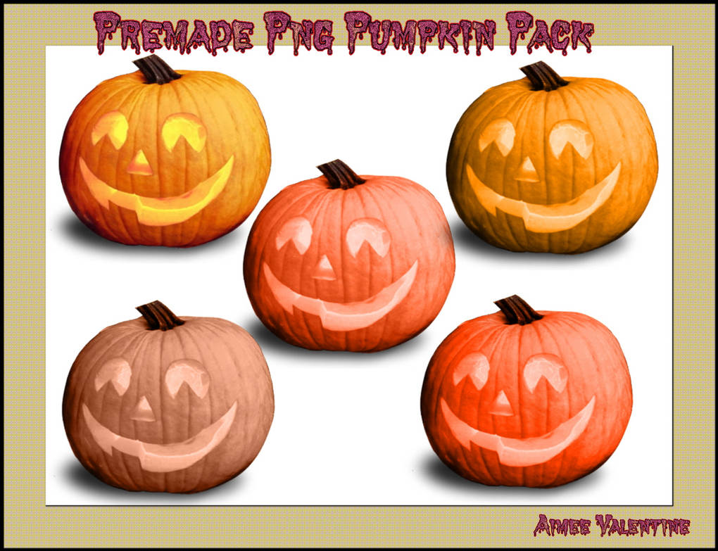 Premade Png Pumpkin Pack by LadyValsArt1983 on DeviantArt