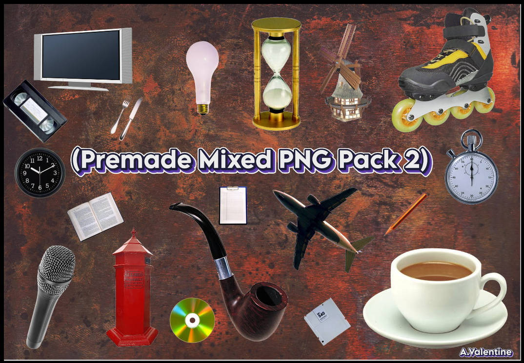 (Premade Mixed PNG Pack 2) by LadyValsArt1983 on DeviantArt