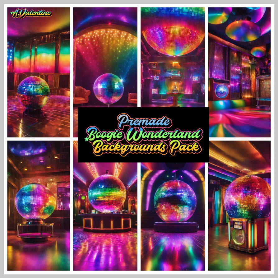 (Premade Boogie Wonderland Backgrounds Pack) by LadyValsArt1983 on ...