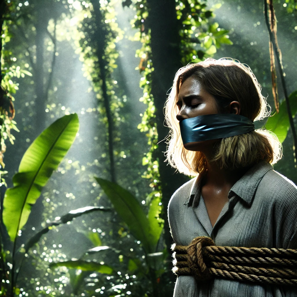 Caught in jungle - bondage RP by helplesshostagegirl on DeviantArt