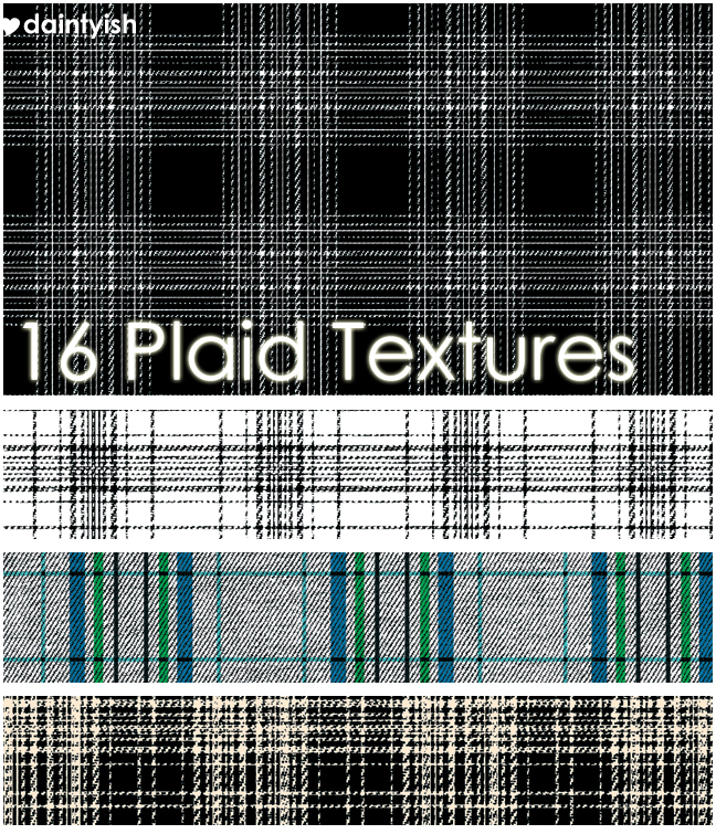 Plaid Texture set 1 by daintyish on DeviantArt