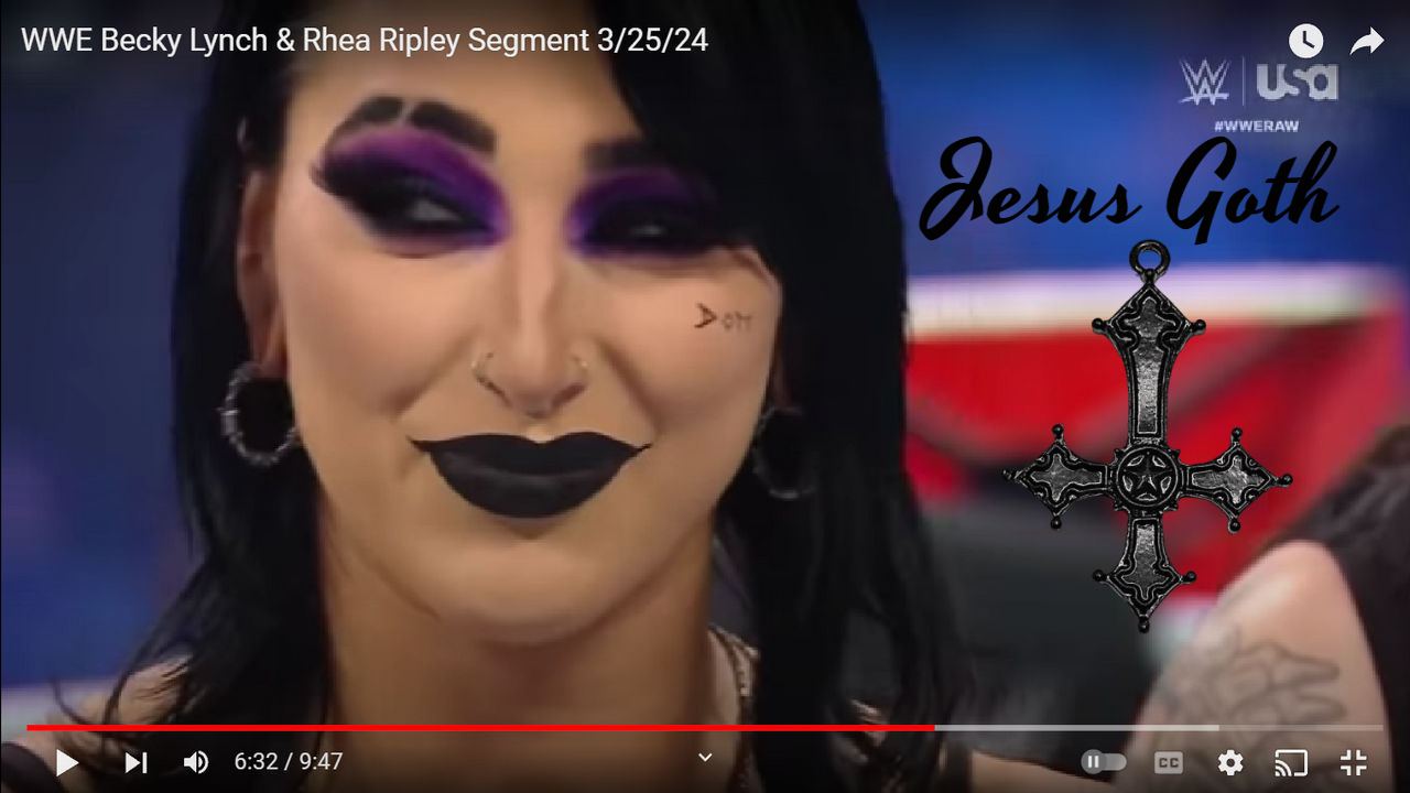 Rhea Ripley Aka Mama Jesus Goth by Darknessworldorder on DeviantArt