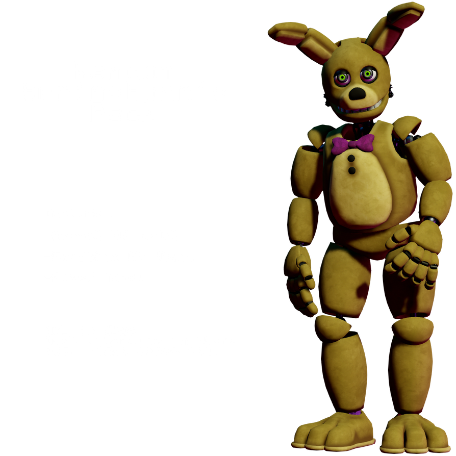 Random HW SpringBonnie Pack (FNaF MMD DL) by FunFrights on DeviantArt