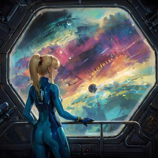 Animated Samus gazing into space by 0binobi on DeviantArt