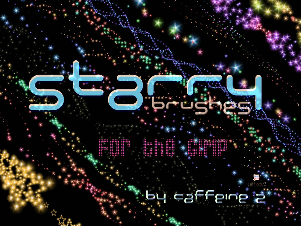 Starry brushes by caffeine2 on DeviantArt