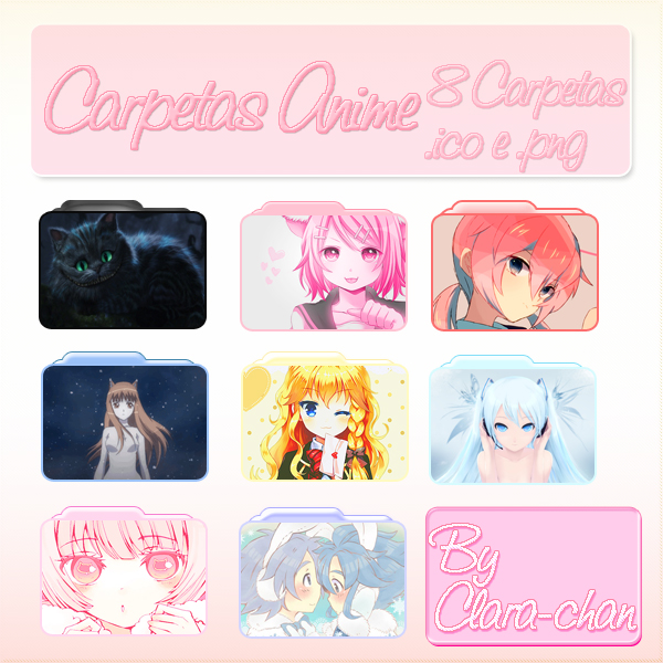 Anime Folders by cmiiku on DeviantArt