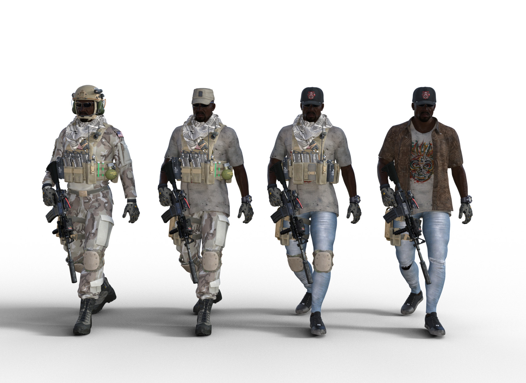 Operator 3.0 Clothing Variants by VX3TV on DeviantArt